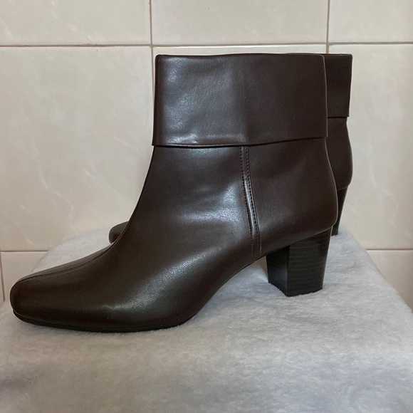 Basic Editions | Shoes | Basic Editions Faux Leather Ankle Boots | Poshmark